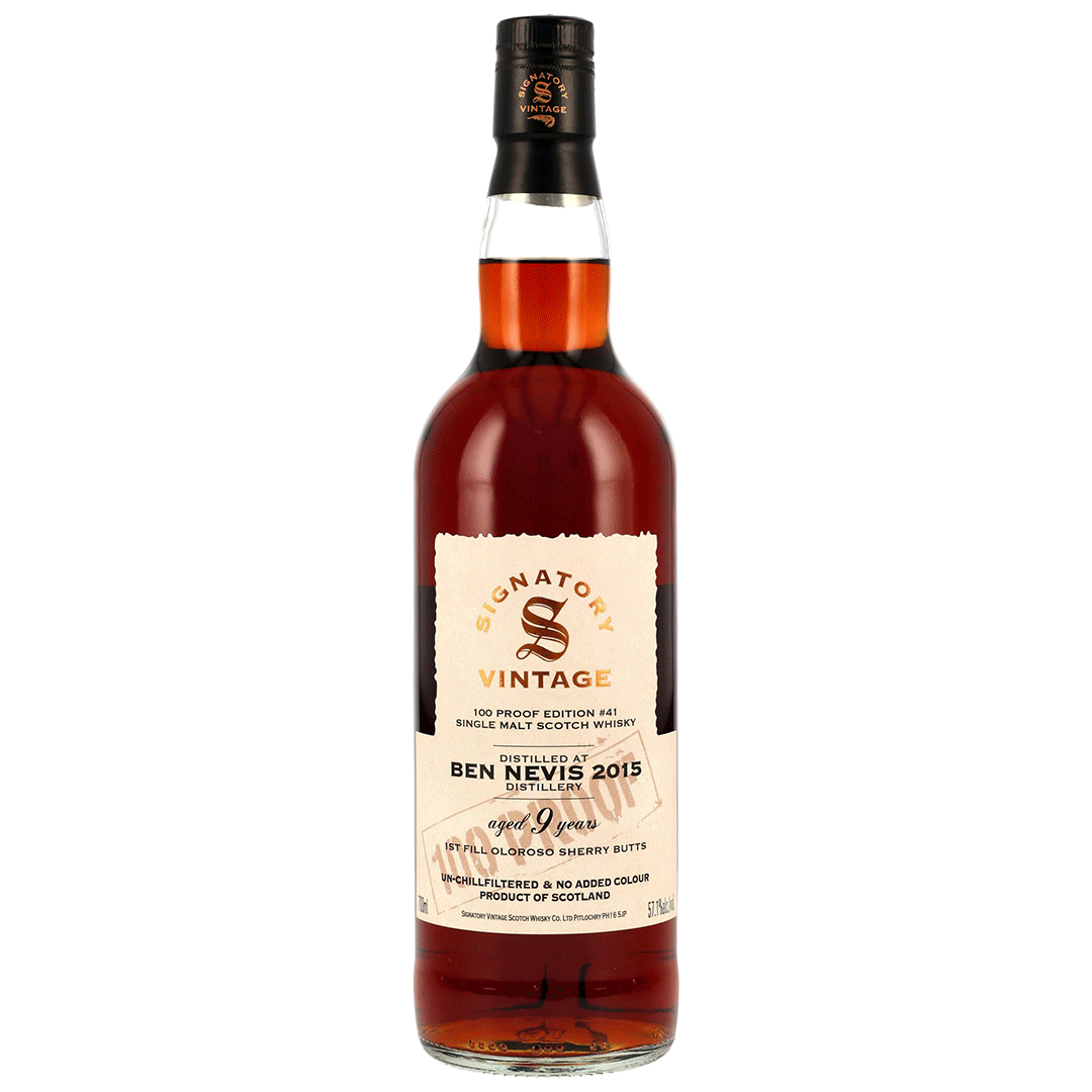 Ben Nevis 2015/2025 - 9 Jahre - Signatory 100 PROOF Edition #41