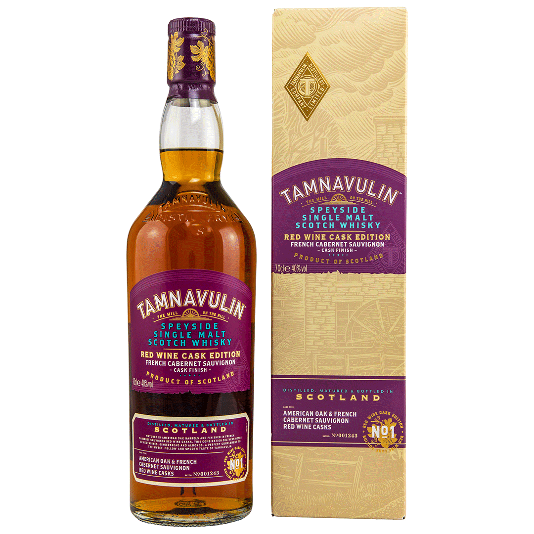 Tamnavulin Red Wine Cask Edition - French Cabernet Sauvignon Cask Fini